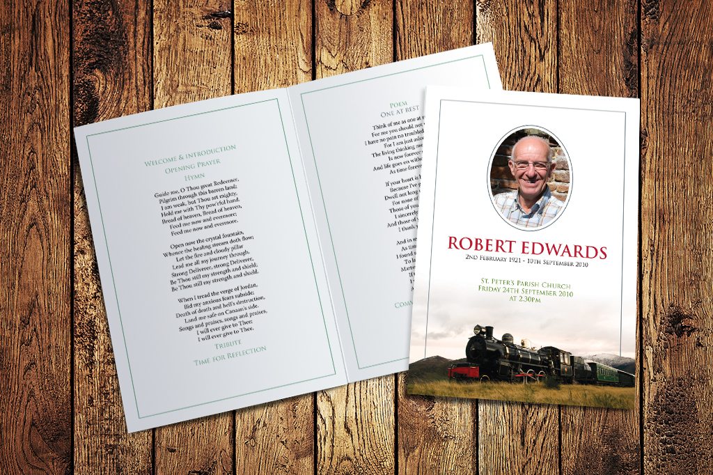 Trains Funeral Order of Service